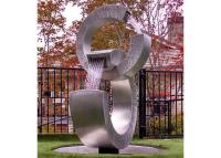 China Trielements Design Forging Stainless Steel Outdoor Fountain 3000cm with Mirror Polishing for Garden Decor for sale