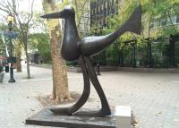 China Art Deco Life Size Bronze Bird Sculpture Animal Statue Antique Finish Custom for sale