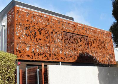China Custom Laser Cut Corten Steel Panel - 25 Day Delivery - Natural Rusty Finish Metal Wall Sculpture for Outdoor Decoration for sale
