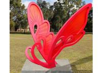 China Large Stainless Steel Butterfly Sculpture for Garden Landscape - Custom Sizes & Multiple Colors - 35 Day Delivery for sale