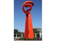 China Outside Large Contemporary Painted Sculpture Stainless Steel Corrosion Stability for sale