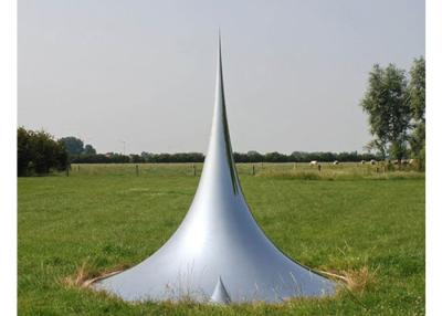 China 150cm Stainless Steel Drop Sculpture - Polished Outdoor Garden Art with 30-Day Delivery for sale