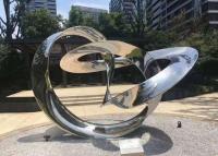China Large Contemporary Stainless Steel Public Art Sculpture for Urban Landscape Custom Size for sale