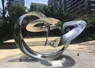 China Large Contemporary Stainless Steel Public Art Sculpture for Urban Landscape Custom Size for sale
