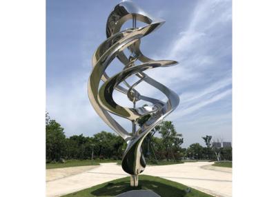 China Custom Modern Stainless Steel Mirror Polished Garden Sculpture - Custom Sizes Available with 35-Day Delivery for sale