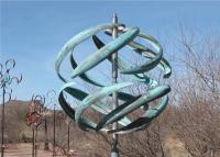 China Custom Size Stainless Steel Garden Wind Kinetic Sculpture 1 pc MOQ Outdoor Decoration for sale