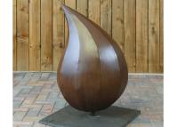 China Modern Corten Steel Decorative Water Drop Sculpture Custom Size for sale