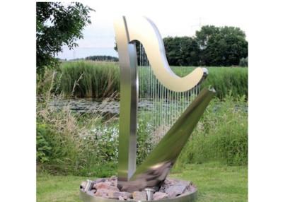 China Stainless Steel Garden Rain Curtain Waterfall Fountain 180x100x22cm Matt Finish for sale