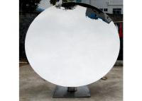 China Stainless Steel Sky Mirror Sculpture 100cm 120cm 150cm Diameter Polished Finish for sale