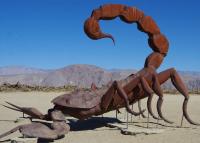 China Custom Corten Steel Colossal Scorpion Sculpture for Outdoor Landscape Decoration for sale
