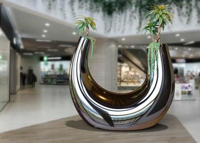China 130cm Height Multifunctional Polished Stainless Steel Sculpture for sale