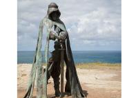 China Life Size Patina Warrior Abstract Bronze Sculpture - Custom Size Bronze Statue with 35 Day Delivery for sale
