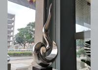 China Polished Stainless Steel Sculpture Custom Size OEM Home Decoration for sale