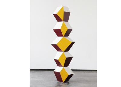 China Custom Outdoor Public Geometric Stainless Steel Art Sculpture - Painted Finish, 35-Day Delivery, MOQ 1 Piece for sale