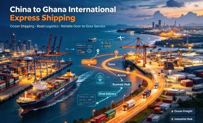 China China to Ghana International Dedicated Line Transportation Service for sale