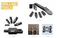 China drilling tools, drill tools, swivel, sub saver, U buckle, drill bit, guide bit, guiding bit, drilling bit for sale