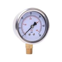 China Swimming Pool Differential Pressure Gauge Y60 Series M14*1.5 Connection for sale