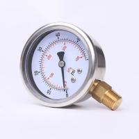 China Swimming Pool Differential Pressure Gauge Y60 Series M14*1.5 Connection for sale