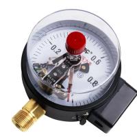 China Magnetic Aid Electric Contact Pressure Gauge 1.6mpa Pressure Controller for sale