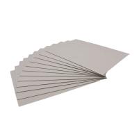 China 750*1050mm glossy rigid grey cardboard sheets for sale