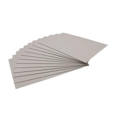 China 750*1050mm glossy rigid grey cardboard sheets for sale