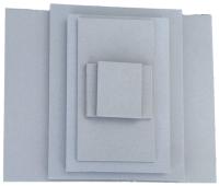 China 2.2mm Thick Grey Board Paper , Uncoated Cardboard For Note Cover / Book Binding for sale