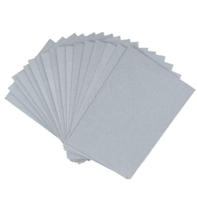 China 1mm/2mm/3mm China Wholesale Price Uncoated Grey Paperboard Cardboard Grey for sale