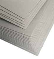 China 1.25mm Thick Gray Paperboard Sheets , Recycled Grey Carton Board Wholesale for sale
