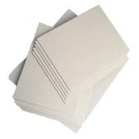 China 2mm Grey Board Cardboard Customized Smooth Recycled Greyboard Sheets for sale