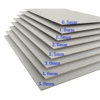 China Double Grey Cardboard Sheets 250G 300G 350G 500G 1000G 1300G Grey Chip Board for sale