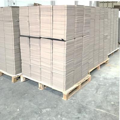 China Uncoated Book Binding Grey Cardboard Sheets 1500GSM 1800GSM Manufacturer for sale