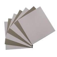 China Recycled pulp paper one side coated duplex board with grey back for Books, boxes for sale