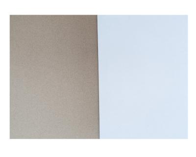 China Grey Back Duplex Board 300 Gsm 350Gsm 400Gsm 450Gsm Wood Pulp Grey Board Paper for sale
