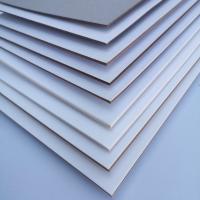 China Moisture Proof Grey Cardboard Sheets Coated Grey Chipboard Paperboard 350gsm for sale
