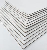 China White Duplex Board 300gsm Mixed Pulp Duplex Grey Back Board Moisture Proof for sale