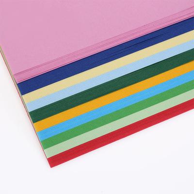 China Colored Pressed Cardboard Sheets 180gsm-400gsm Hard Colour Card Board for sale