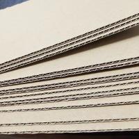 China B C E F Flute Cardboard Corrugated Sheets 3 Layer 5 Layer Custom Thickness / Size for sale