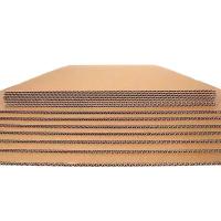 China Single / Double Corrugated Cardboard Paper Sheets Fold Paper Board For Packaging for sale