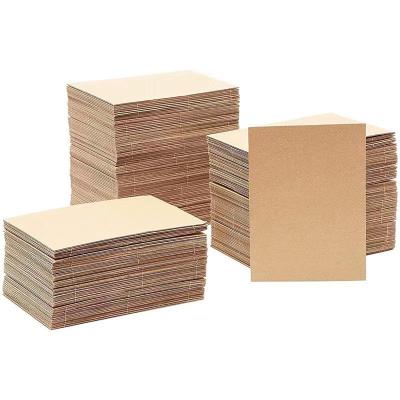 China Thickness 2mm 3mm B Flute Corrugated Cardboard Waterproof Wax Double Side for sale
