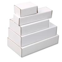 China OEM White Corrugated Cardboard Sheets For Shoes Clothing Packaging for sale