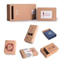China Recyclable Custom Brown Cardboard Gift Boxes For Clothing Packaging for sale