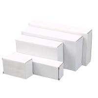 China White Square Cardboard Gift Packaging Boxes , Paper Shipping Boxes For Small Business for sale