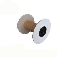 China OEM Eco Friendly Kraft Paper Wire Spool , Textile Industry Empty Cardboard Spools for sale