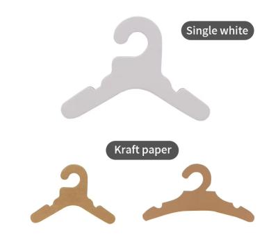 China Custom Printed Cardboard Clothes Hangers Eco Friendly For Baby / Children for sale