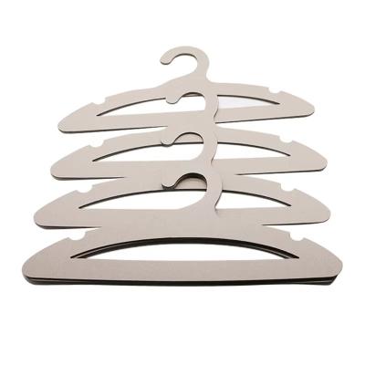 China Biodegradable White Cardboard Paper Hanger For Coat Suit Clothes Towel Hanging for sale
