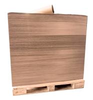 China 3MM Heavy Duty Kraft Cardboard 2200mm for Pallet Lining Anti Slip Waterproof Industrial Packaging Supplies for sale