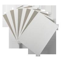 China Industrial Use Chemical Resistance Customized Shape Duplex Board Grey Back for Packaging for sale