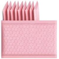China Copperplate Printing Poly Bubble Mailers Pink Bubble Envelopes For Accesories Shipping for sale