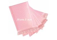 China Lightweight Pink Metallic Bubble Mailers Shipping Packaging Bubble Wrap Mailing Envelopes for sale