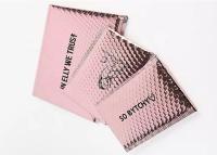 China Rose Gold Custom LOGO Metallic Bubble Mialers For Mailing Package for sale